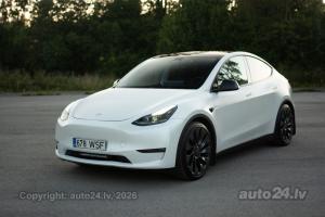 Белый Тесла Модель Y 2022 в Пярну, объемом двигателя 0.00 л и пробегом 145 тыс. км за 33990 €, фото  на AUTOMOTO.COM.LV