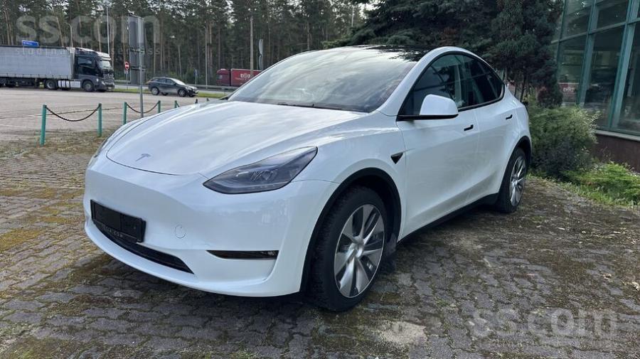 Balts Tesla Model Y 2022 Rīga, ar dzinēja tilpumu 0.00 L un nobraukumu 0 tūkst. km par 26000 €, foto 5 vietnē AUTOMOTO.COM.LV