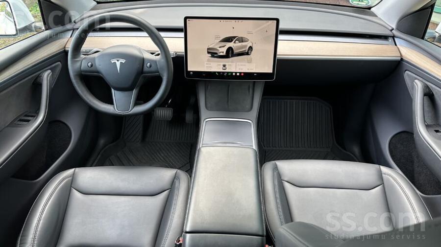 Balts Tesla Model Y 2022 Rīga, ar dzinēja tilpumu 0.00 L un nobraukumu 0 tūkst. km par 26000 €, foto 30 vietnē AUTOMOTO.COM.LV