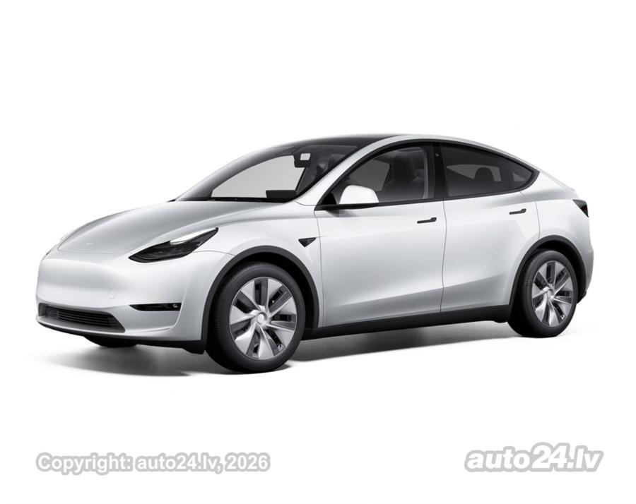 White Tesla Model Y 2023 in Tallinn, with an engine capacity of 0.00 L and mileage of 70 thousand km for 36490 €, photo 1 on AUTOMOTO.COM.LV