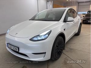 Белый Тесла Модель Y 2023 в Таллин, объемом двигателя 0.00 л и пробегом 83 тыс. км за 36490 €, фото  на AUTOMOTO.COM.LV