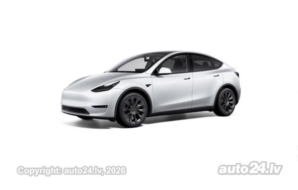 White Tesla Model Y 2023 in Tallinn, with an engine capacity of 0.00 L and mileage of 82 thousand km for 37990 €, photo 1 on AUTOMOTO.COM.LV