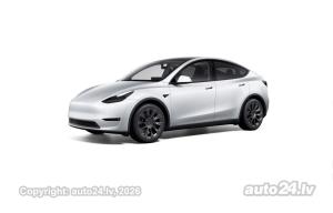 White Tesla Model Y 2023 in Tallinn, with an engine capacity of 0.00 L and mileage of 82 thousand km for 37990 €, photo  on AUTOMOTO.COM.LV
