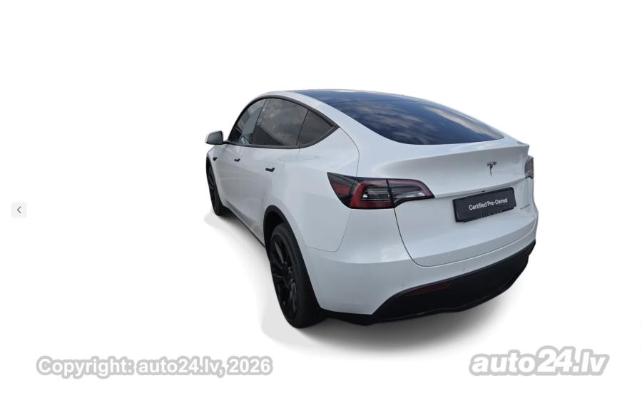 Balts Tesla Model Y 2023 Tallina, ar dzinēja tilpumu 0.00 L un nobraukumu 82 tūkst. km par 37990 €, foto 4 vietnē AUTOMOTO.COM.LV