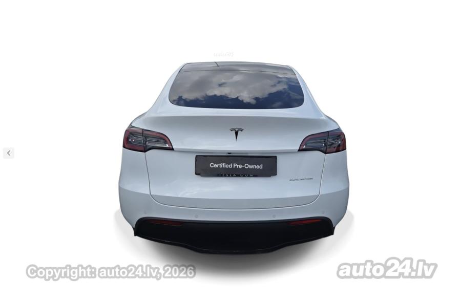 Balts Tesla Model Y 2023 Tallina, ar dzinēja tilpumu 0.00 L un nobraukumu 82 tūkst. km par 37990 €, foto 5 vietnē AUTOMOTO.COM.LV