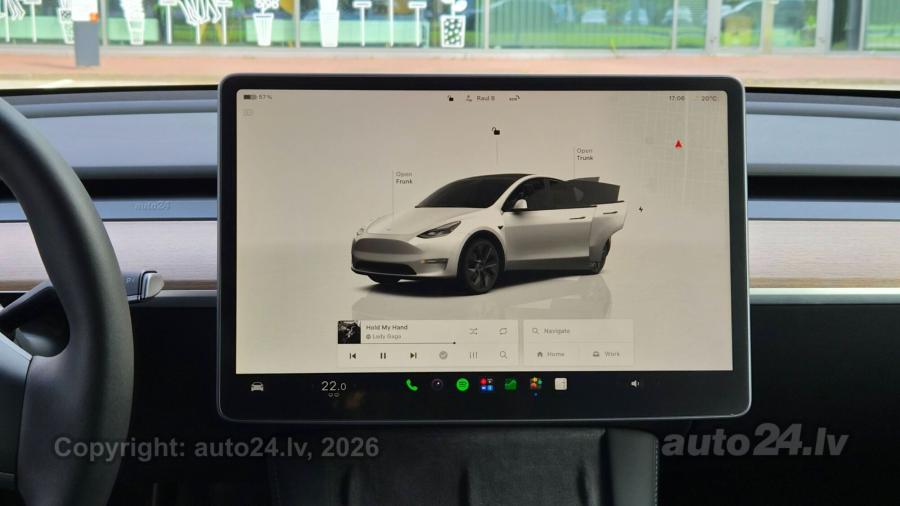 Белый Тесла Модель Y 2023 в Таллин, объемом двигателя 0.00 л и пробегом 52 тыс. км за 36990 €, фото 14 на AUTOMOTO.COM.LV