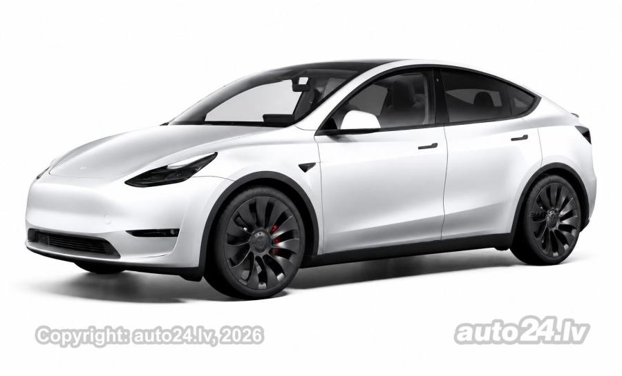 Balts Tesla Model Y 2023 Tallina, ar dzinēja tilpumu 0.00 L un nobraukumu 77 tūkst. km par 38990 €, foto 1 vietnē AUTOMOTO.COM.LV