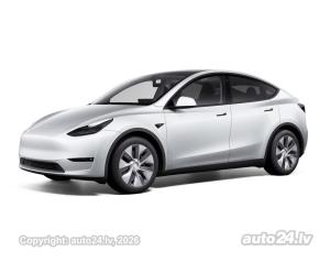 Balts Tesla Model Y 2023 Tallina, ar dzinēja tilpumu 0.00 L un nobraukumu 50 tūkst. km par 38990 €, foto  vietnē AUTOMOTO.COM.LV