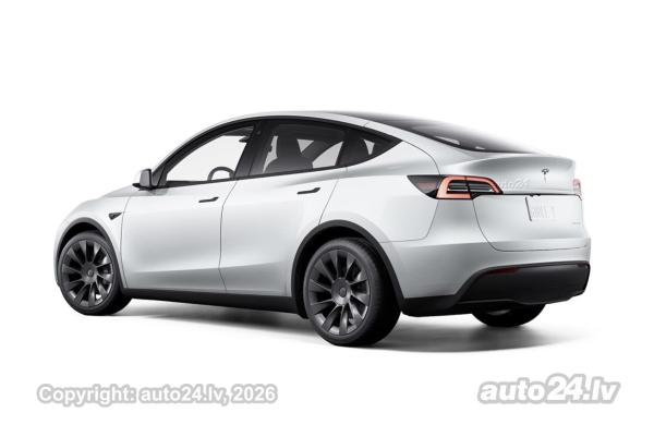 White Tesla Model Y 2023 in Tallinn, with an engine capacity of 0.00 L and mileage of 77 thousand km for 38490 €, photo 3 on AUTOMOTO.COM.LV