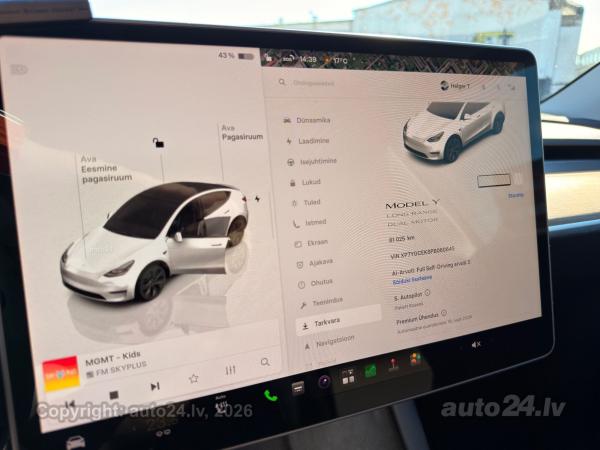 Tesla Model Y 2023 Tallina vietnÄ Balts Tesla Model Y 2023 Tallina, ar dzinÄja tilpumu 0.00 L un nobraukumu 82 tÅ«kst. km par 35900 ā¬, foto 8 vietnÄ AUTOMOTO.COM.LV