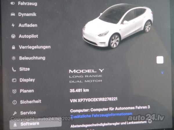 Белый Тесла Модель Y 2023 в Тарту, объемом двигателя 0.00 л и пробегом 35 тыс. км за 39680 €, фото 8 на AUTOMOTO.COM.LV
