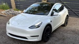 Balts Tesla Model Y 2023 Jonava, ar dzinēja tilpumu 0.00 L un nobraukumu 138 tūkst. km par 22500 €, foto 14 vietnē AUTOMOTO.COM.LV