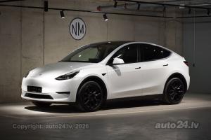 Balts Tesla Model Y 2023 Tallina, ar dzinēja tilpumu 0.00 L un nobraukumu 64 tūkst. km par 38990 €, foto 1 vietnē AUTOMOTO.COM.LV