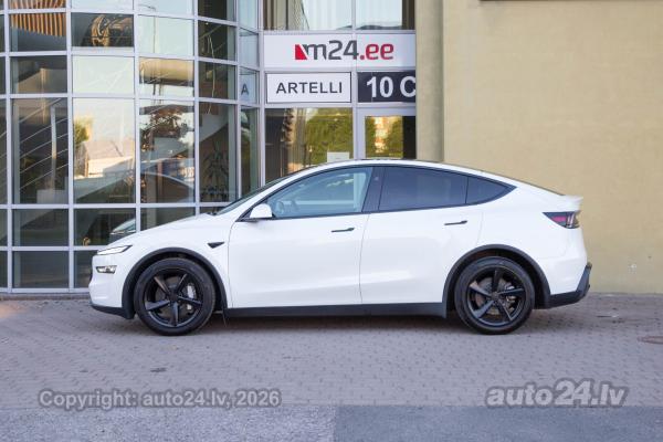 White Tesla Model Y 2025 in Tallinn, with an engine capacity of 0.00 L and mileage of 60 thousand km for 49500 €, photo 6 on AUTOMOTO.COM.LV