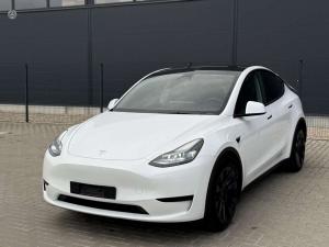 Balts Tesla Model Y 2022 Kauņa, ar dzinēja tilpumu 0.00 L un nobraukumu 49 tūkst. km par 19300 €, foto 5 vietnē AUTOMOTO.COM.LV