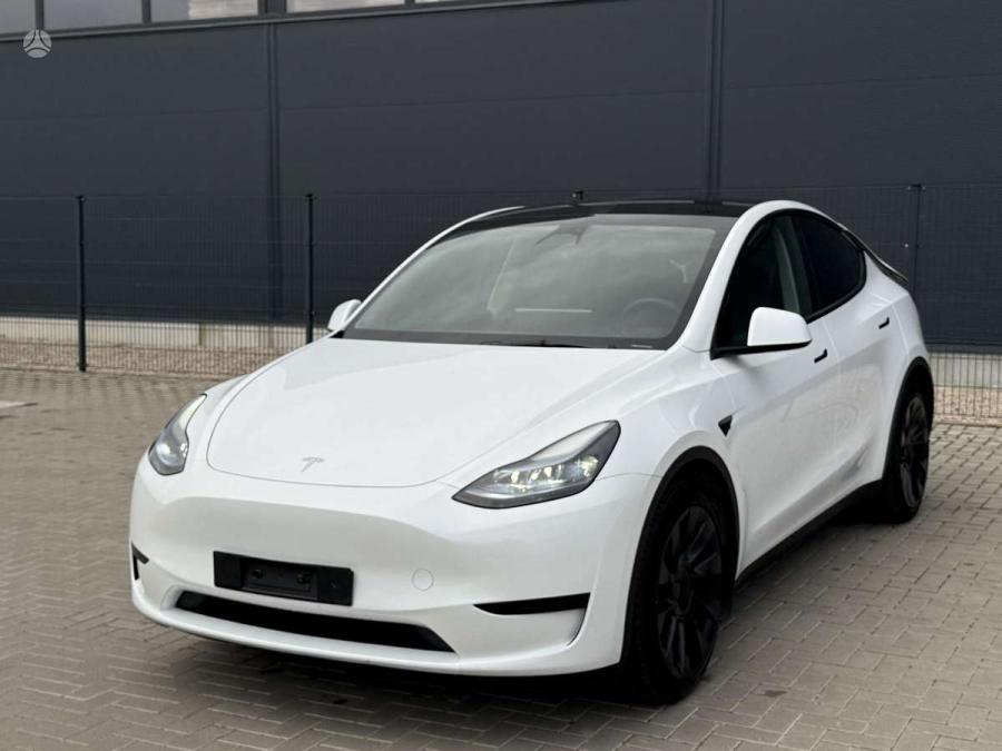 Balts Tesla Model Y 2022 Kauņa, ar dzinēja tilpumu 0.00 L un nobraukumu 49 tūkst. km par 19300 €, foto 5 vietnē AUTOMOTO.COM.LV