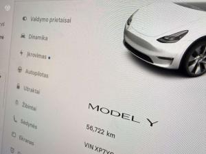 Белый Тесла Модель Y 2023 в Каунас, объемом двигателя 0.00 л и пробегом 56 тыс. км за 21000 €, фото 18 на AUTOMOTO.COM.LV