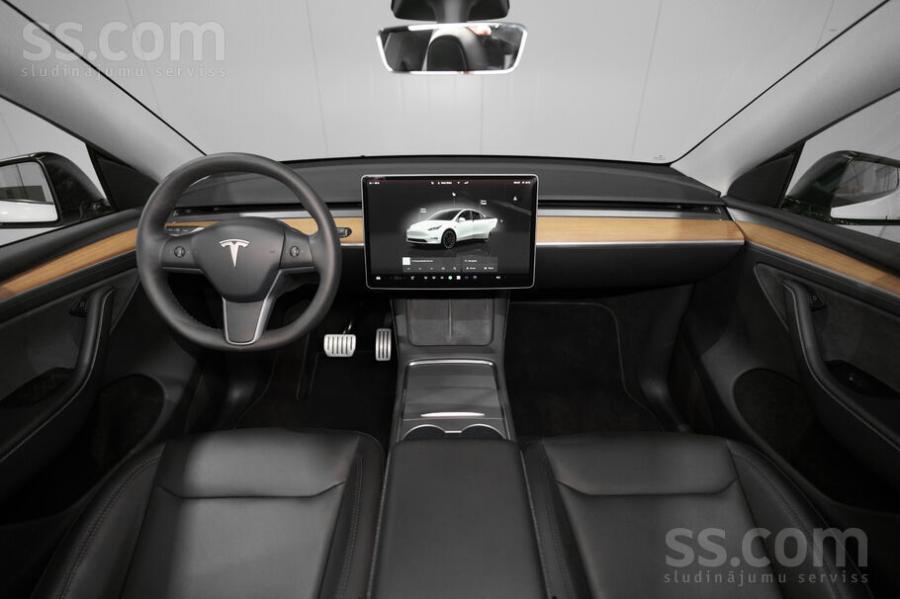 Balts Tesla Model Y 2022 Rīga, ar dzinēja tilpumu 0.00 L un nobraukumu 105 tūkst. km par 33800 €, foto 18 vietnē AUTOMOTO.COM.LV
