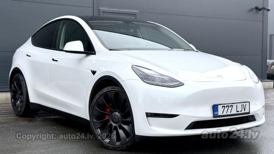 Balts Tesla Model Y 2022 Tallina, ar dzinēja tilpumu 0.00 L un nobraukumu 63 tūkst. km par 35000 €, foto 4 vietnē AUTOMOTO.COM.LV