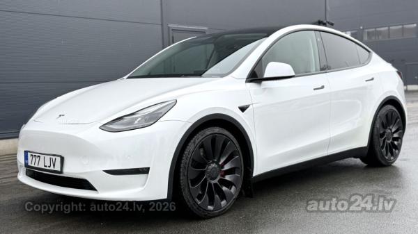 Balts Tesla Model Y 2022 Tallina, ar dzinēja tilpumu 0.00 L un nobraukumu 63 tūkst. km par 35000 €, foto 7 vietnē AUTOMOTO.COM.LV