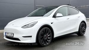 Balts Tesla Model Y 2022 Tallina, ar dzinēja tilpumu 0.00 L un nobraukumu 63 tūkst. km par 35000 €, foto 7 vietnē AUTOMOTO.COM.LV
