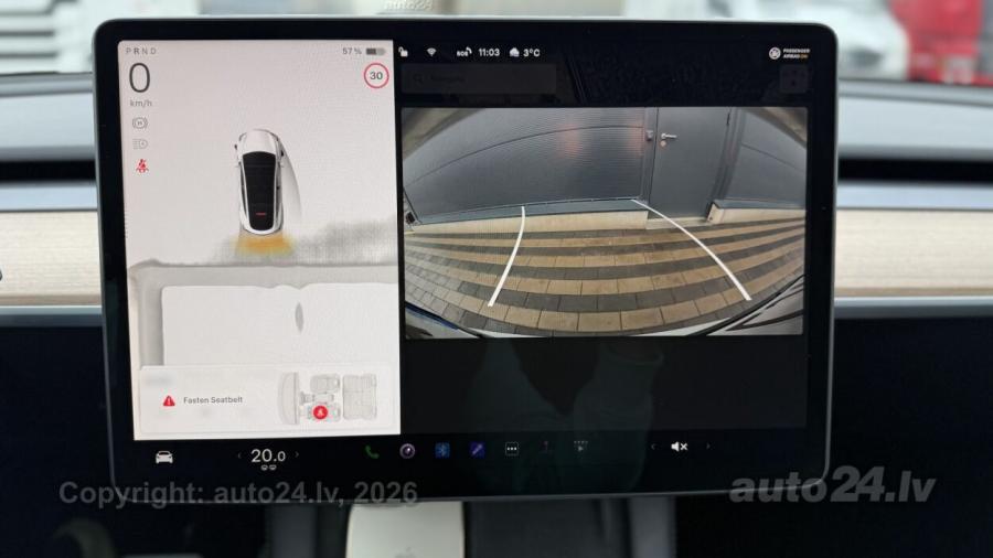 Balts Tesla Model Y 2022 Tallina, ar dzinēja tilpumu 0.00 L un nobraukumu 63 tūkst. km par 35000 €, foto 17 vietnē AUTOMOTO.COM.LV