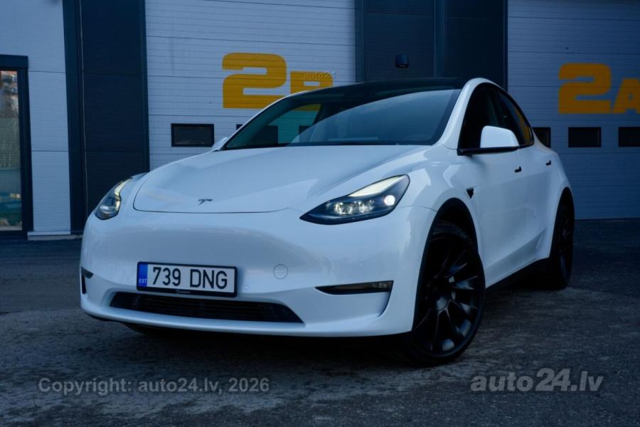 Balts Tesla Model Y 2021 Tallina, ar dzinēja tilpumu 0.00 L un nobraukumu 89 tūkst. km par 29990 €, foto 5 vietnē AUTOMOTO.COM.LV