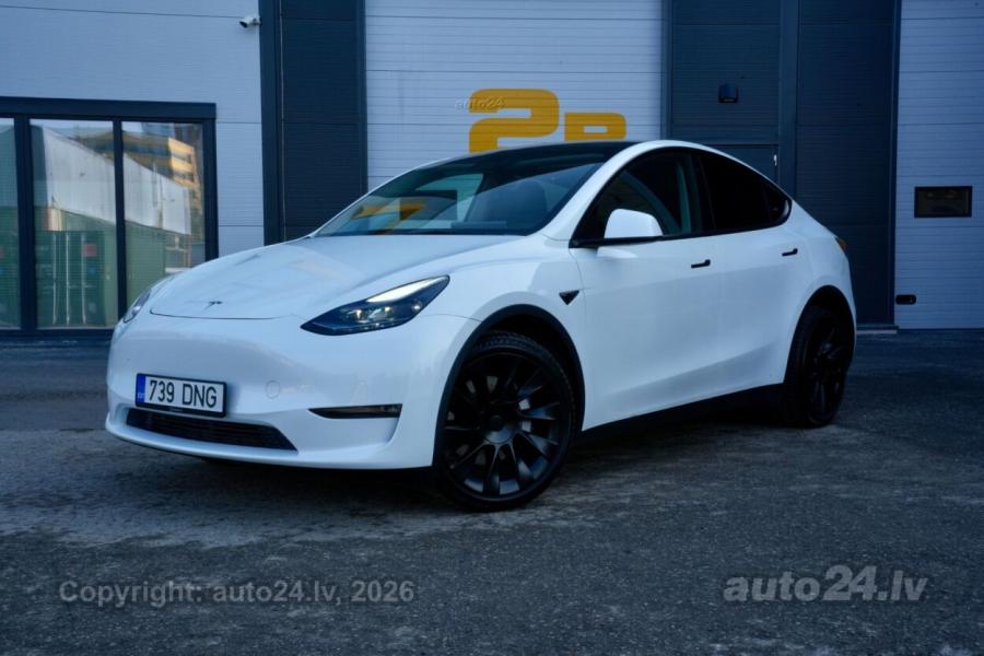Balts Tesla Model Y 2021 Tallina, ar dzinēja tilpumu 0.00 L un nobraukumu 89 tūkst. km par 29990 €, foto 6 vietnē AUTOMOTO.COM.LV