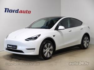 Balts Tesla Model Y 2022 Tallina, ar dzinēja tilpumu 0.00 L un nobraukumu 41 tūkst. km par 45900 €, foto  vietnē AUTOMOTO.COM.LV