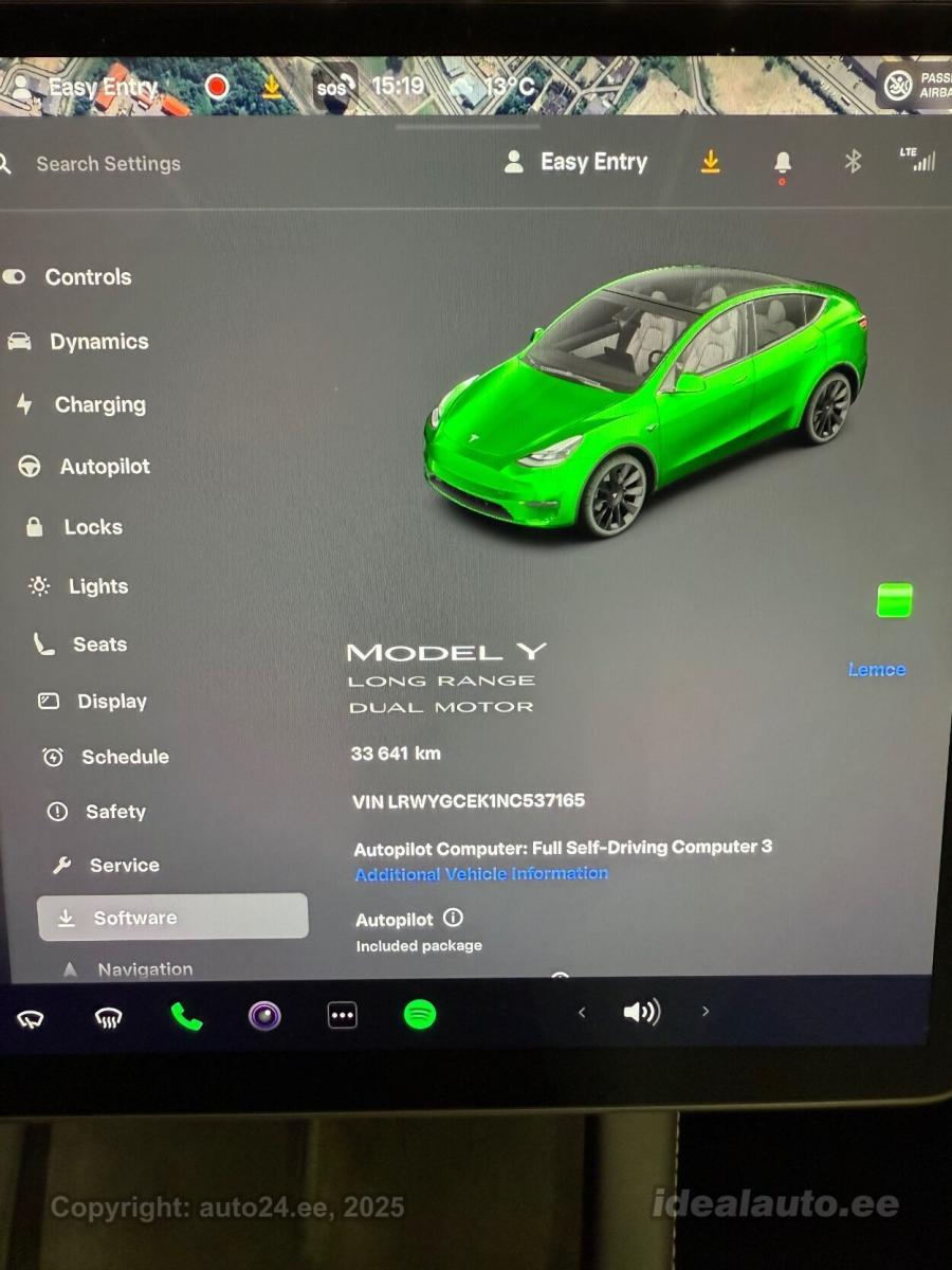 Белый Тесла Модель Y 2023 в Таллин, объемом двигателя 0.00 л и пробегом 70 тыс. км за 37990 €, фото 20 на AUTOMOTO.COM.LV