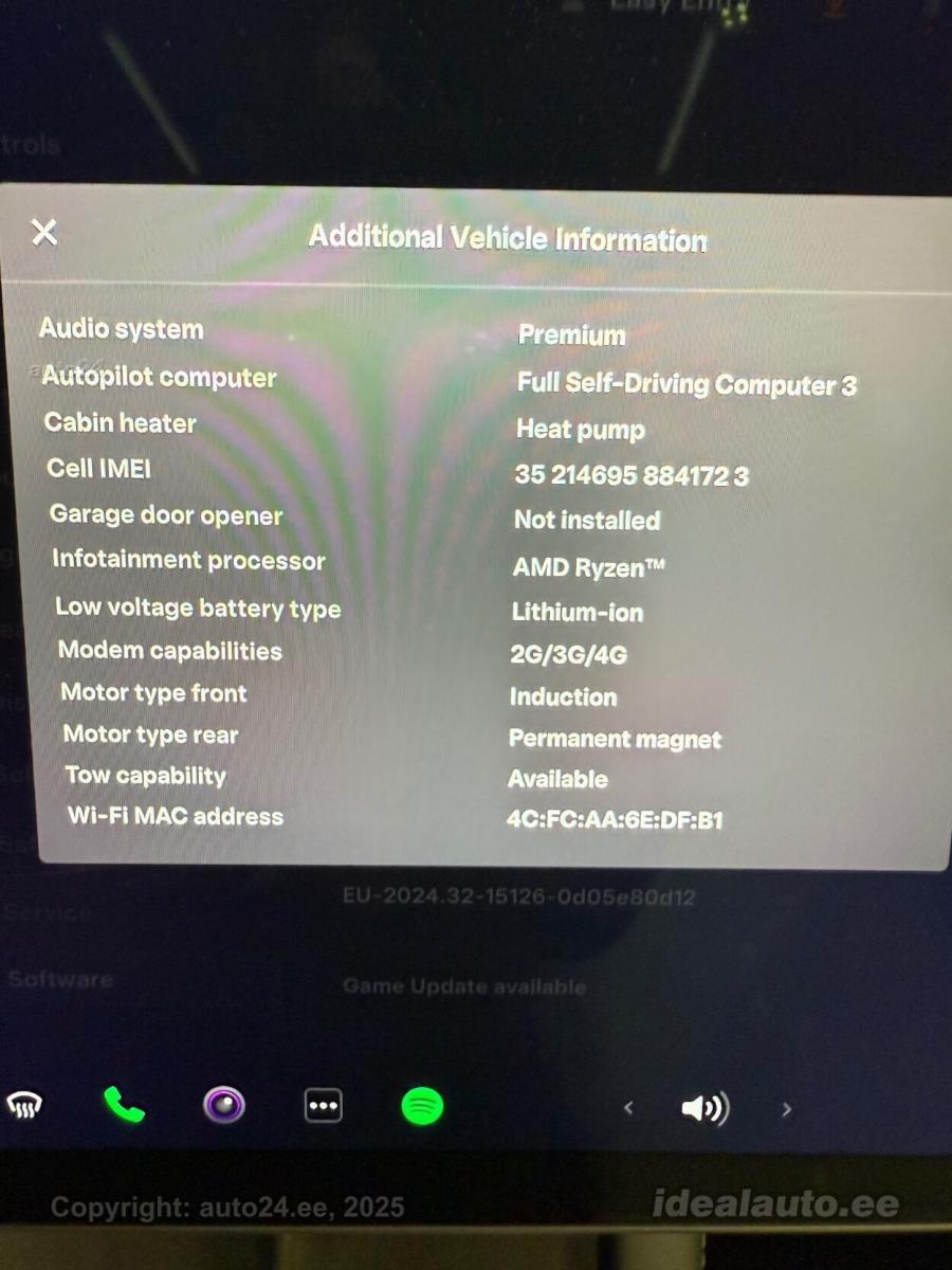 Белый Тесла Модель Y 2023 в Таллин, объемом двигателя 0.00 л и пробегом 70 тыс. км за 37990 €, фото 21 на AUTOMOTO.COM.LV