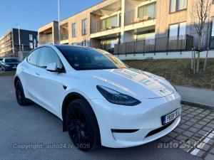 White Tesla Model Y 2023 in Tallinn, with an engine capacity of 0.00 L and mileage of 94 thousand km for 33900 €, photo  on AUTOMOTO.COM.LV