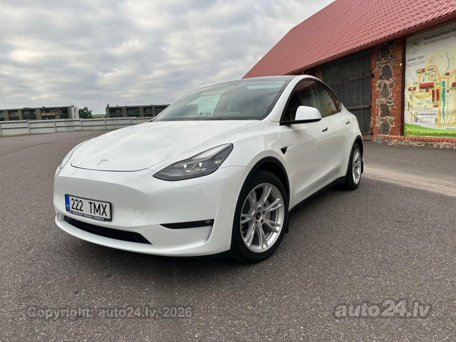 Balts Tesla Model Y 2023 Tartu, ar dzinēja tilpumu 0.00 L un nobraukumu 35 tūkst. km par 38900 €, foto 1 vietnē AUTOMOTO.COM.LV