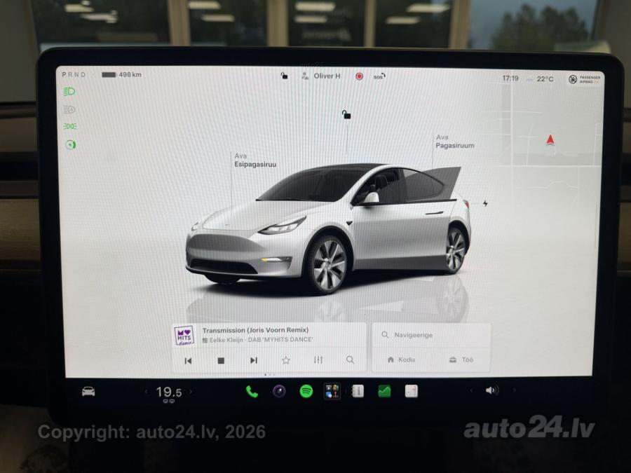 Белый Тесла Модель Y 2023 в Тарту, объемом двигателя 0.00 л и пробегом 126 тыс. км за 33999 €, фото 15 на AUTOMOTO.COM.LV