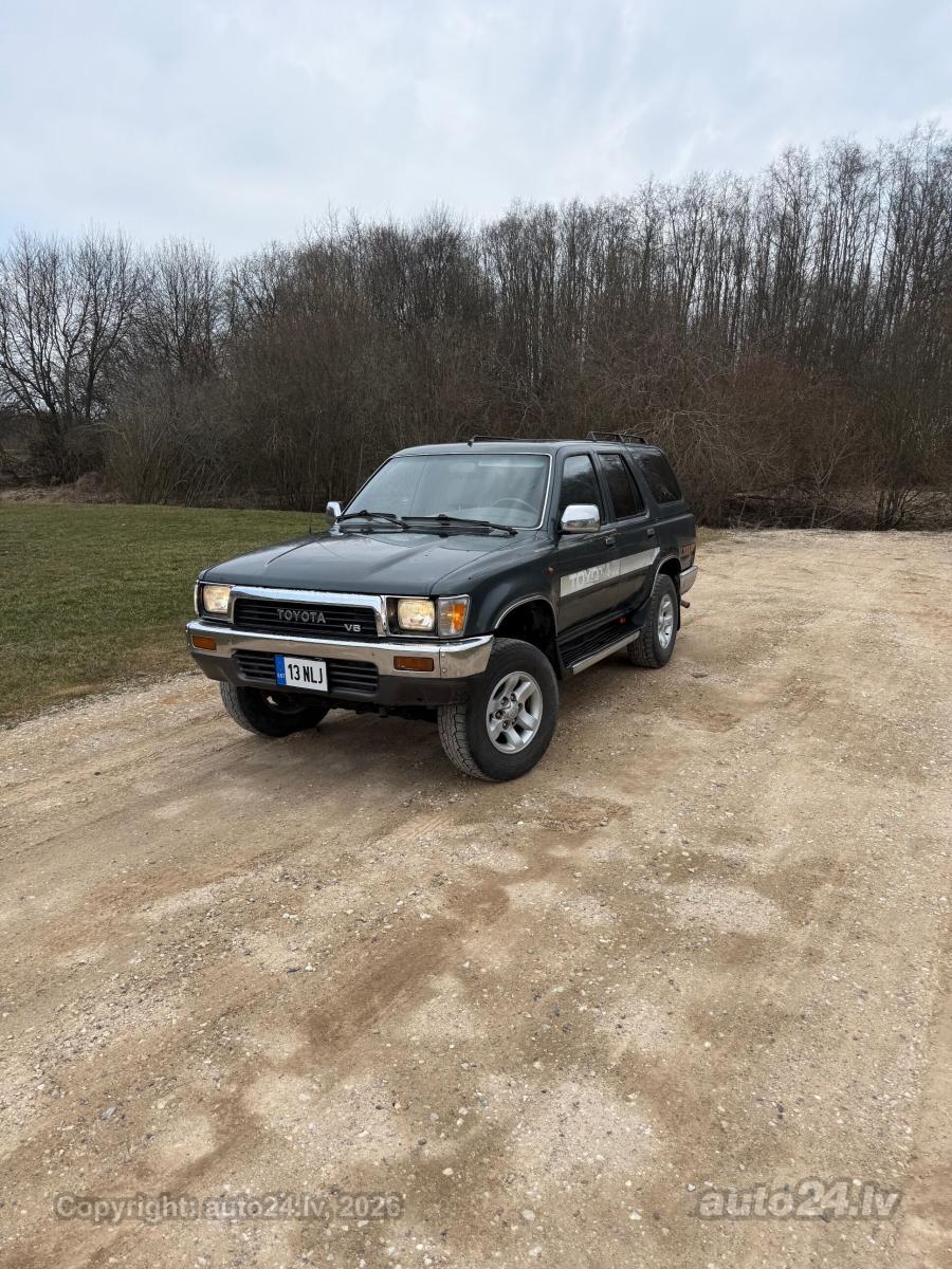 Green Toyota 4Runner 1990 in Tartu, with an engine capacity of 3.00 L and mileage of 280 thousand km for 4999 €, photo 1 on AUTOMOTO.COM.LV