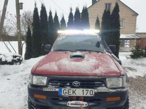 Red Toyota 4Runner 1995 in Radviliskis, with an engine capacity of 2.45 L and mileage of 328 thousand km for 7500 €, photo  on AUTOMOTO.COM.LV