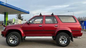Red Toyota 4Runner 1995 in Vilnius, with an engine capacity of 2.98 L and mileage of 262 thousand km for 7500 €, photo  on AUTOMOTO.COM.LV