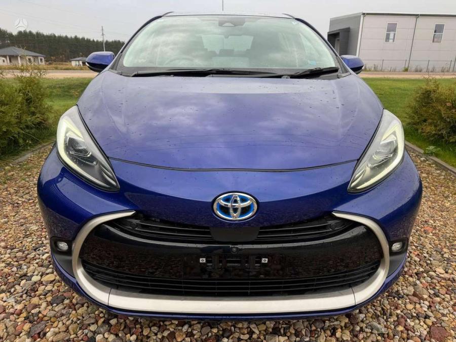 Zils Toyota Aqua 2024 Viļņa, ar dzinēja tilpumu 1.50 L un nobraukumu 6 tūkst. km par 13000 €, foto 2 vietnē AUTOMOTO.COM.LV