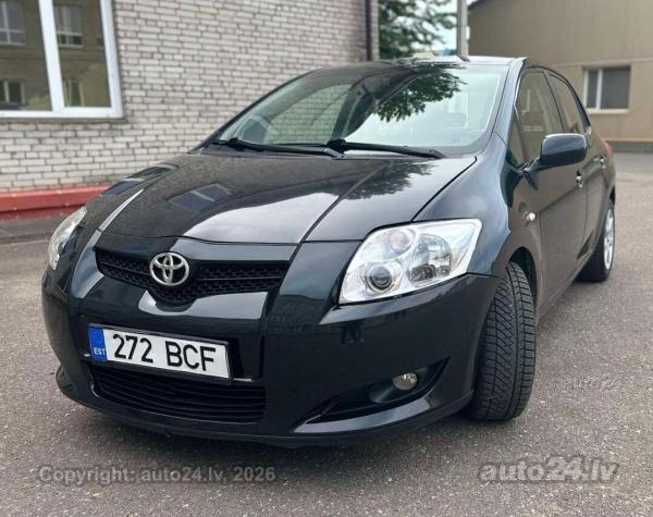 Black Toyota Auris 2008 in Narva, with an engine capacity of 1.40 L and mileage of 185 thousand km for 1799 €, photo 10 on AUTOMOTO.COM.LV