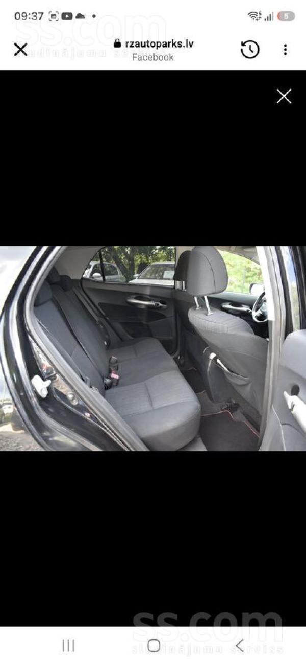 Melns Toyota Auris 2008 Kuldīga, ar dzinēja tilpumu 2.00 L un nobraukumu 294 tūkst. km par 2700 €, foto 7 vietnē AUTOMOTO.COM.LV