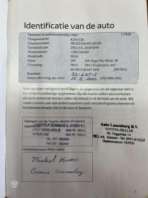 Черный Тойота Аурис 2010 в Вильнюс, объемом двигателя 1.60 л и пробегом 218 тыс. км за 5750 €, фото 35 на AUTOMOTO.COM.LV