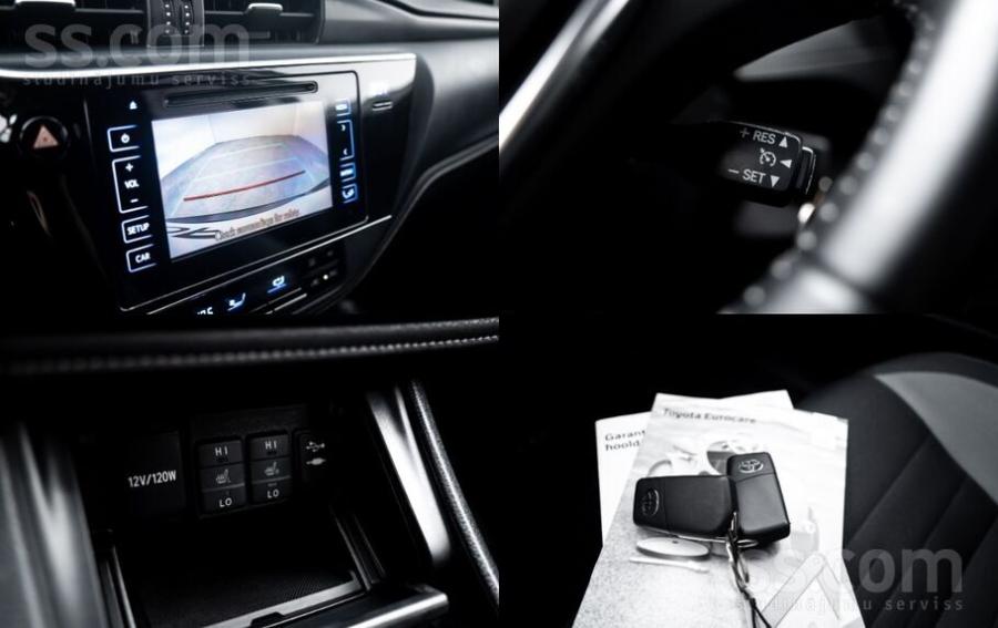 Melns Toyota Auris 2018 Rīga, ar dzinēja tilpumu 1.60 L un nobraukumu 236 tūkst. km par 8999 €, foto 14 vietnē AUTOMOTO.COM.LV