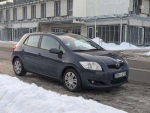 Blue Toyota Auris 2008 in Vilnius, with an engine capacity of 1.60 L and mileage of 82 thousand km for 4650 €, photo  on AUTOMOTO.COM.LV