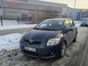 Blue Toyota Auris 2008 in Vilnius, with an engine capacity of 1.60 L and mileage of 82 thousand km for 4650 €, photo 3 on AUTOMOTO.COM.LV