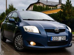 Blue Toyota Auris 2008 in Vilnius, with an engine capacity of 2.00 L and mileage of 339 thousand km for 1450 €, photo 6 on AUTOMOTO.COM.LV