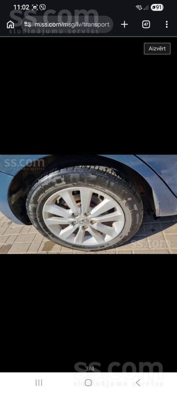 Zils Toyota Auris 2009 Rēzekne, ar dzinēja tilpumu 1.40 L un nobraukumu 0 tūkst. km par 2800 €, foto 4 vietnē AUTOMOTO.COM.LV