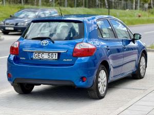 Blue Toyota Auris 2011 in Vilnius, with an engine capacity of 1.60 L and mileage of 128 thousand km for 5250 €, photo 10 on AUTOMOTO.COM.LV