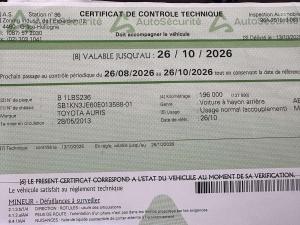 Blue Toyota Auris 2013 in Ukmerge, with an engine capacity of 1.36 L and mileage of 210 thousand km for 5350 €, photo 17 on AUTOMOTO.COM.LV