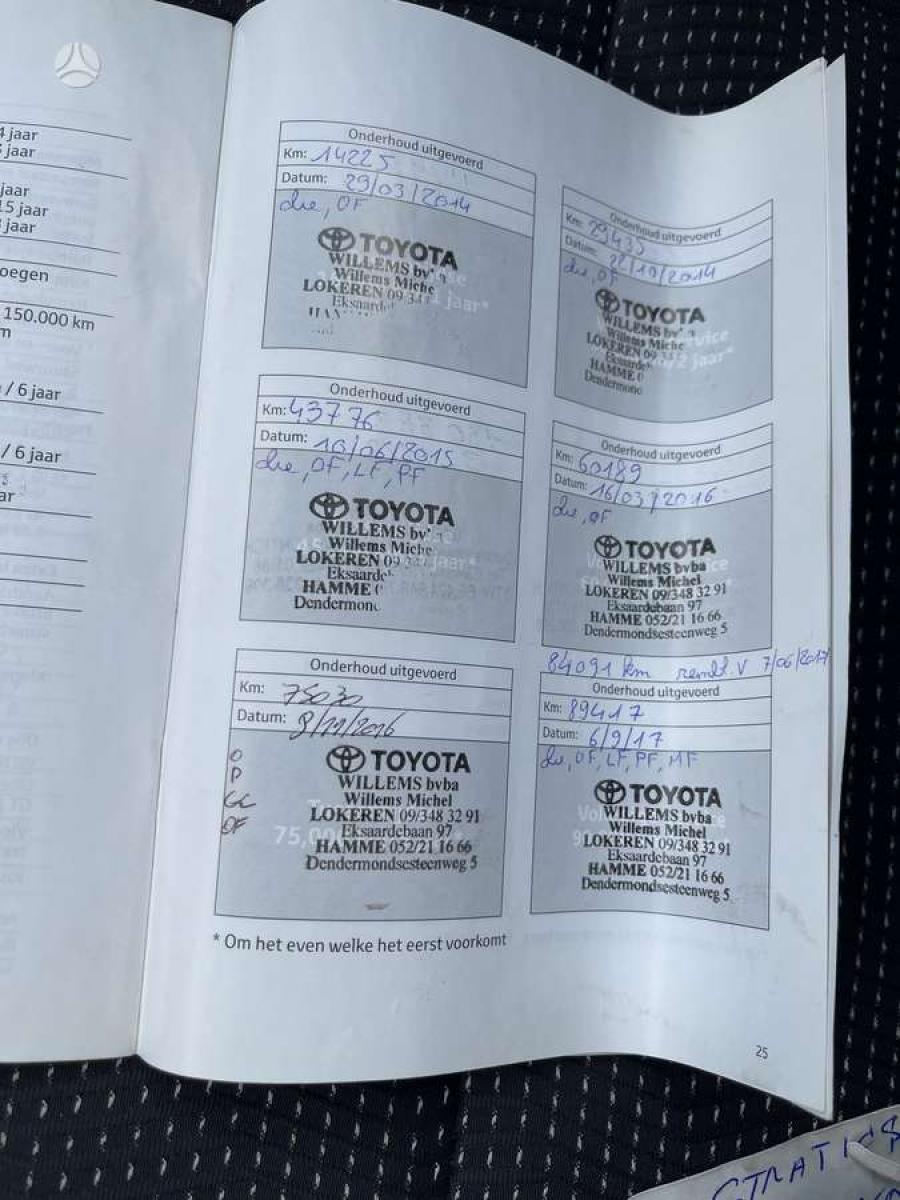 Zils Toyota Auris 2013 Kauņa, ar dzinēja tilpumu 1.36 L un nobraukumu 135 tūkst. km par 6800 €, foto 18 vietnē AUTOMOTO.COM.LV