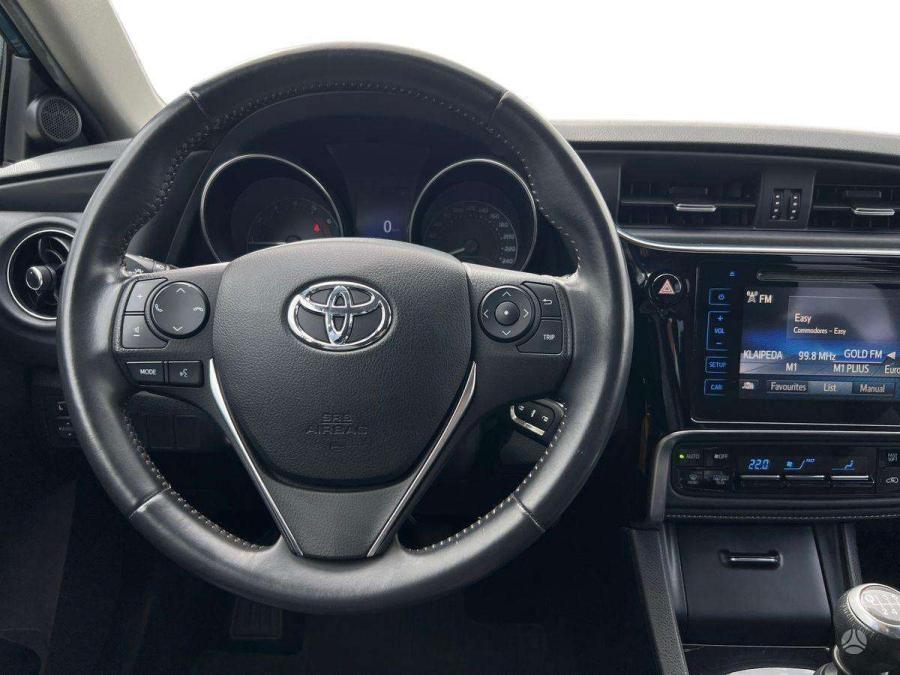 Blue Toyota Auris 2016 in Klaipeda, with an engine capacity of 1.20 L and mileage of 54 thousand km for 12000 €, photo 10 on AUTOMOTO.COM.LV